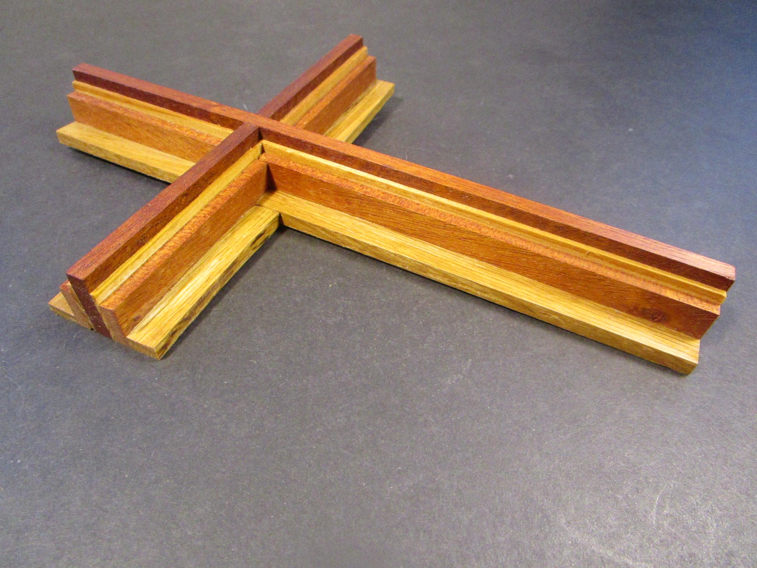 6"x9" Wood Cross, Handmade, Oak, Mahogany, Christian Wall Hanging,#4 - Etsy