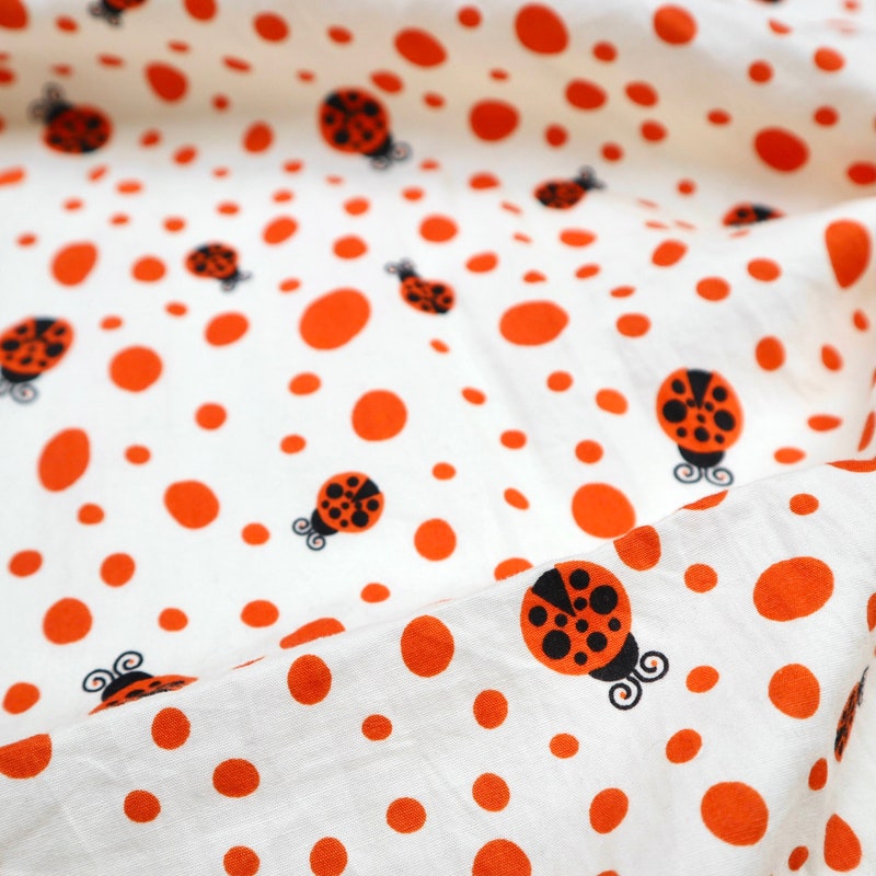 Ladybug Fabric - Etsy