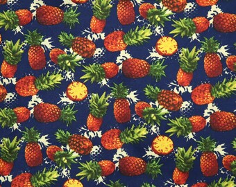Pineapple Fabric - Etsy