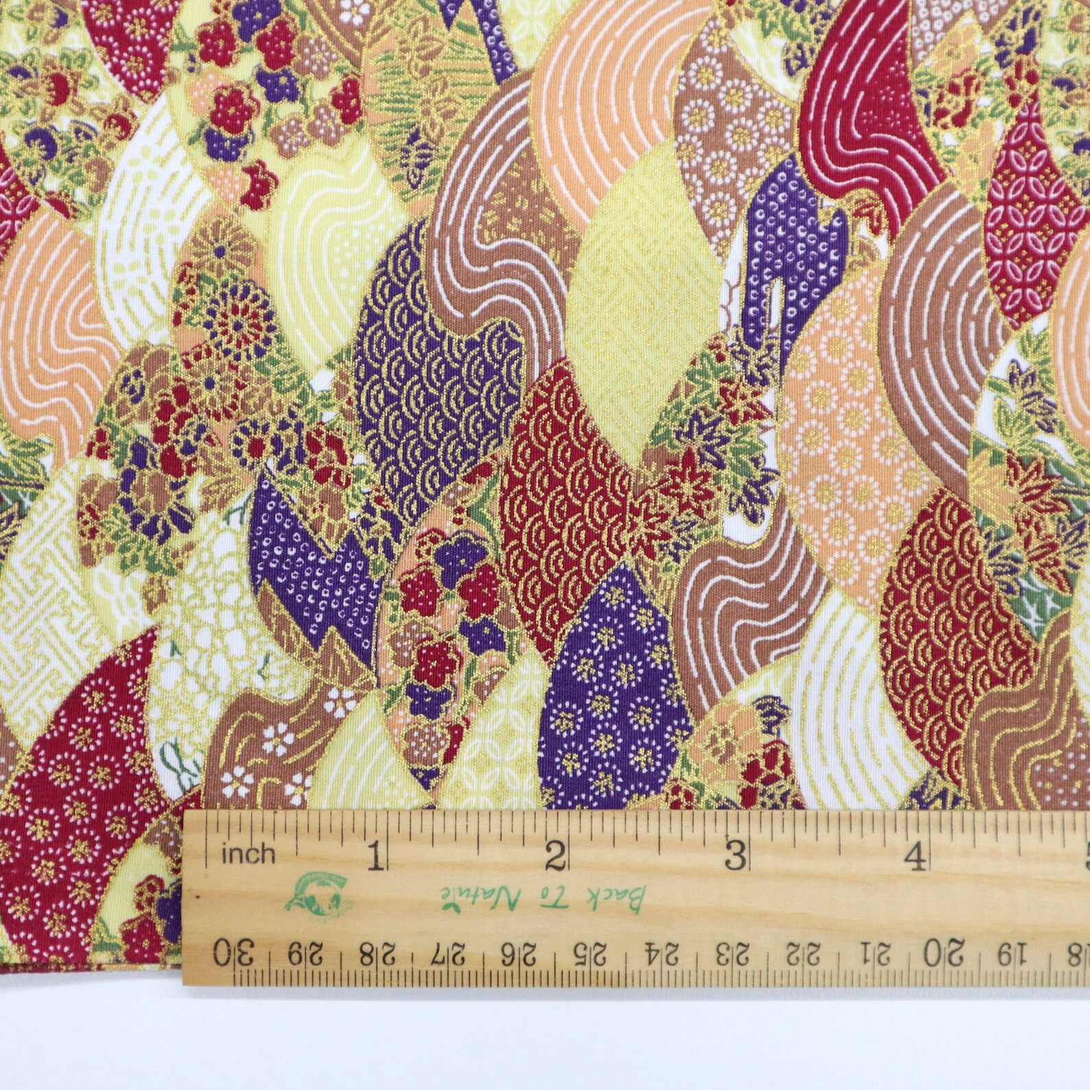 Beautiful Japanese Wave Cotton Fabric Japanese Traditional | Etsy