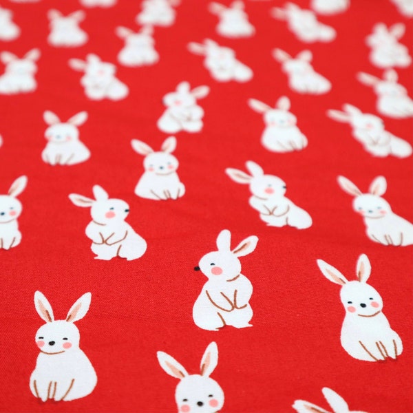 Rabbit Fabric - Etsy