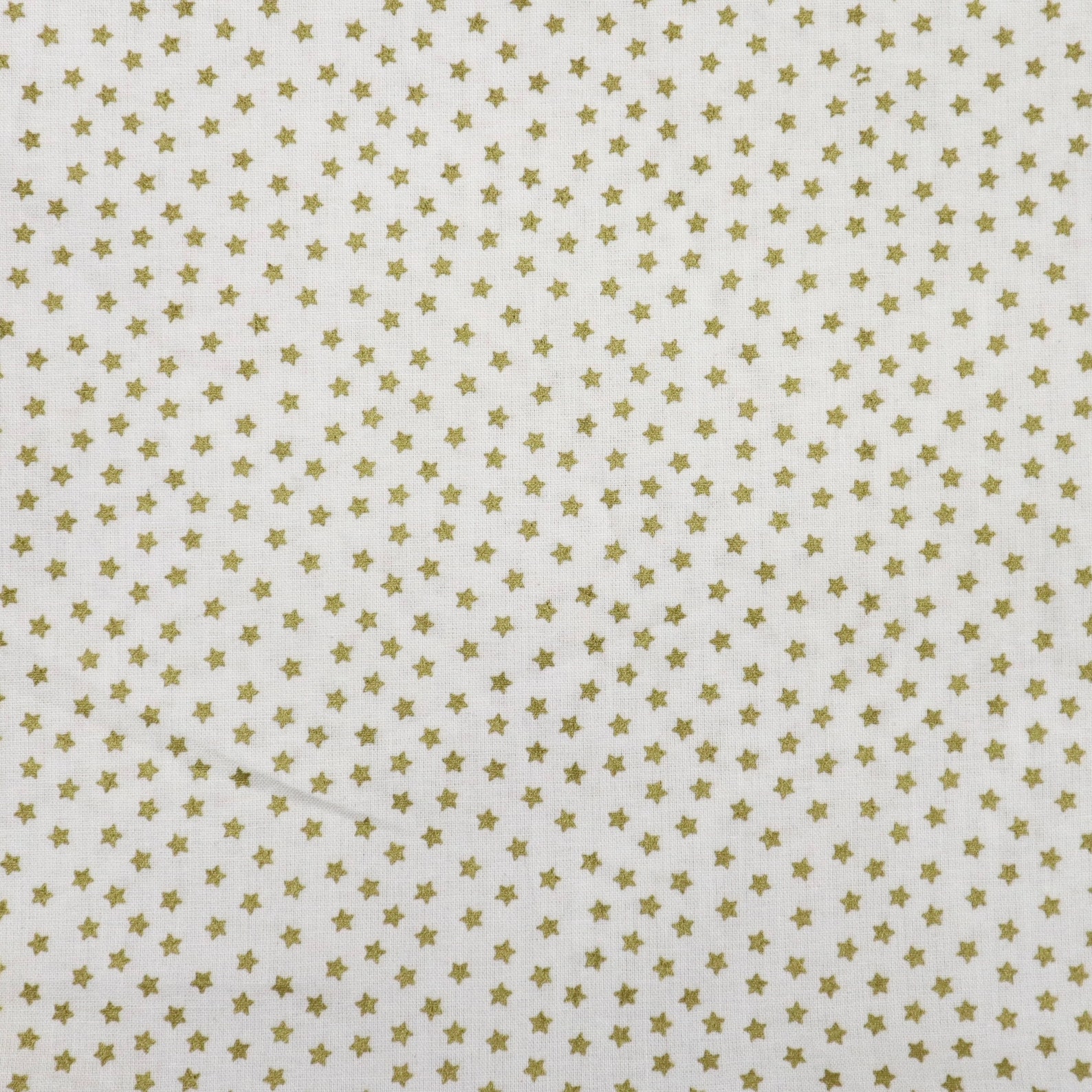 Little Golden Star Cotton Fabric Golden Stars Printed Cotton - Etsy