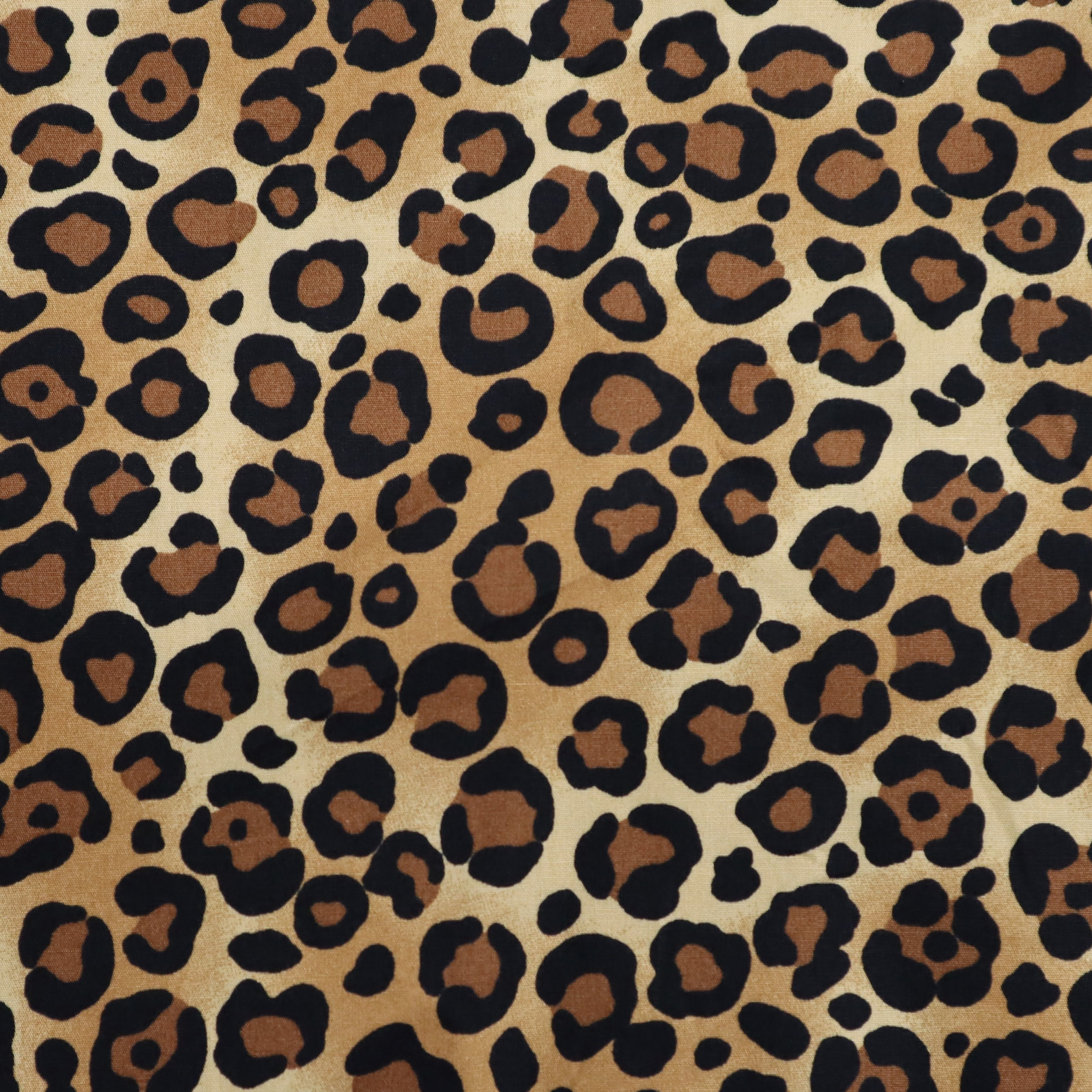 Leopard Cotton Fabric Leopard Skin Cotton Fabric Cheetah - Etsy
