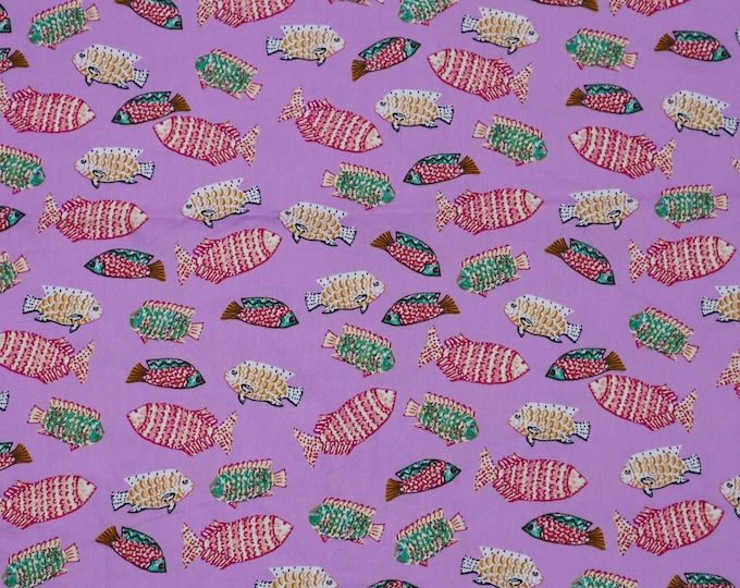 Fish Fabric - Etsy UK