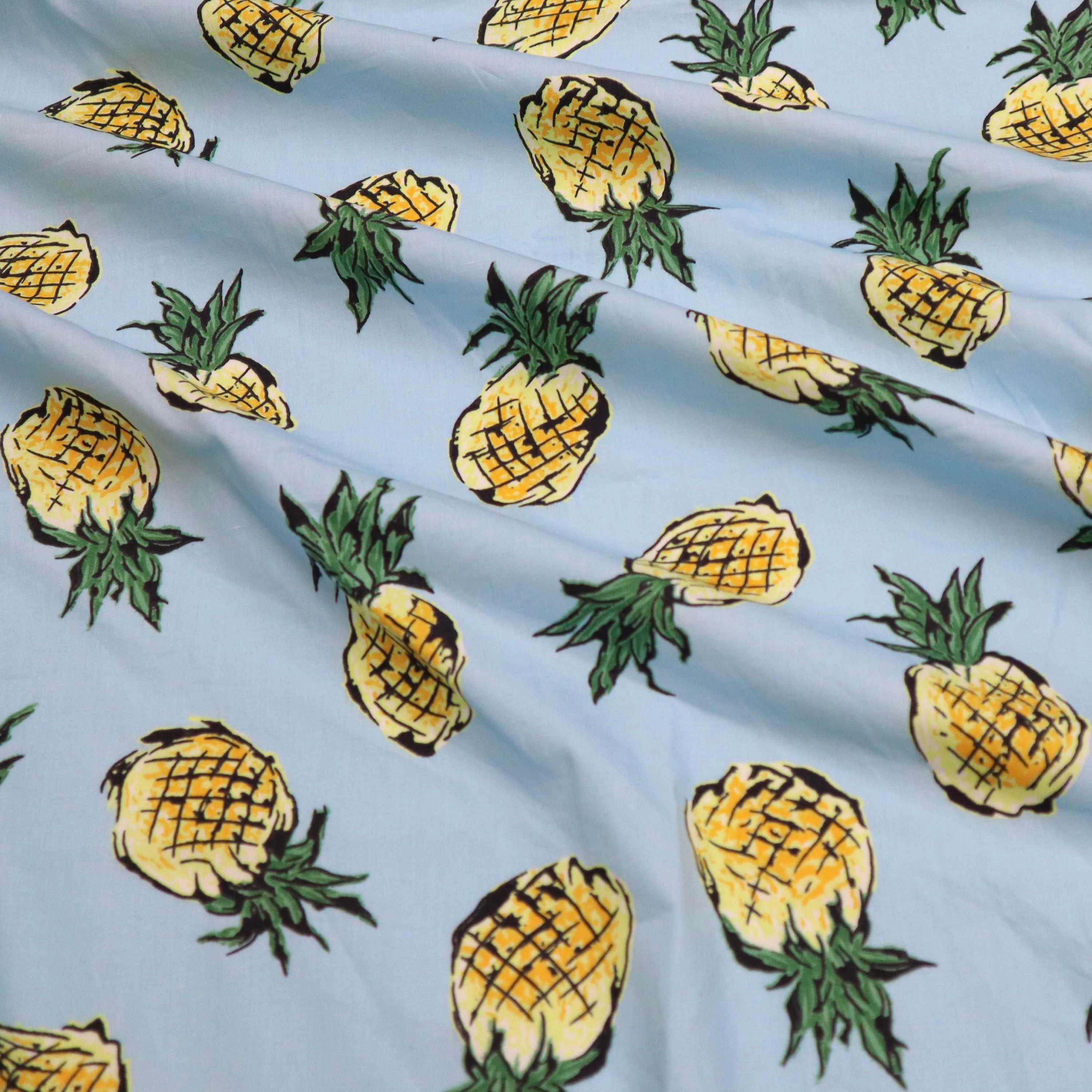 Pineapple Print Fabric