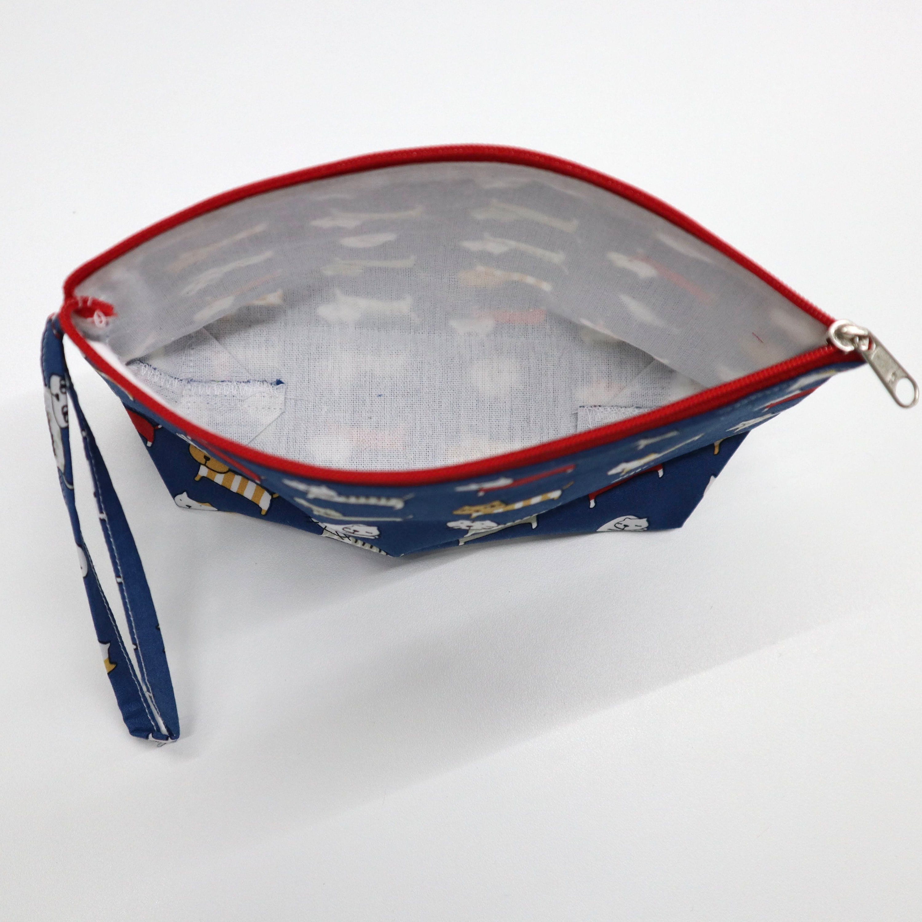 Cat Zipper Pouch Cute Cat Zipper Bag Cosmetic Pouch Pencil | Etsy