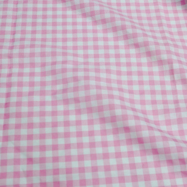 Pink Plaid Fabric - Etsy