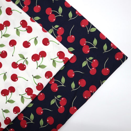 Cherry Fabric - Etsy