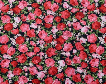 Red Rose Fabric Blood Roses, Blood Roses by Peacoquettedesigns Moody ...