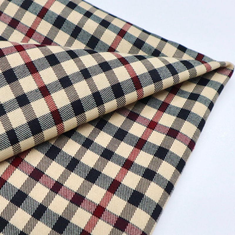 Plaid Cotton Fabric - Etsy