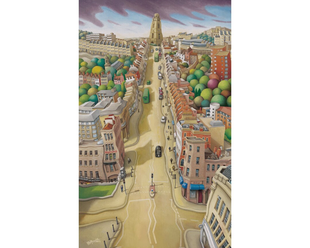 Park Street Print - Limited Edition - Park Street Art - Bristol Print ...