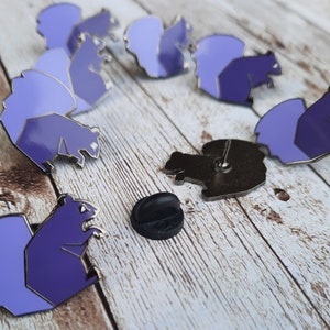 Purple Squirrel Enamel Pin, Squirrel Hard Enamel Pin, Lapel Pin Badge ...