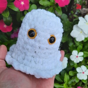 Spooky Ghost Plush - Halloween Decoration - Soft and Fuzzy Ghost ...