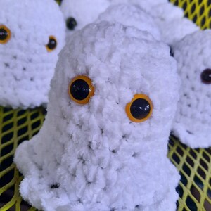 Spooky Ghost Plush - Halloween Decoration - Soft and Fuzzy Ghost ...