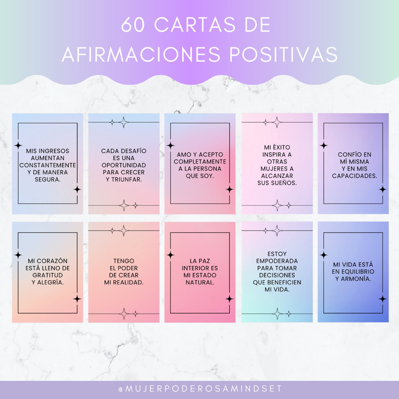 Cartas De Afirmaciones Positivas Para Mujeres Exitosas EDICIÓN CLASSIC ...