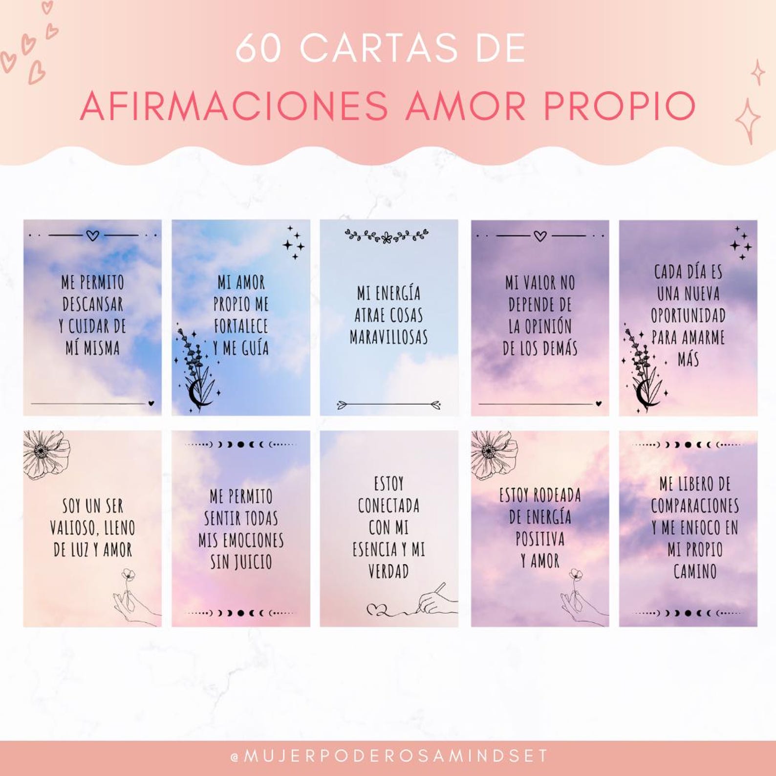 Cartas De Afirmaciones Positivas Para Mujeres Exitosas | Amor Propio Y ...