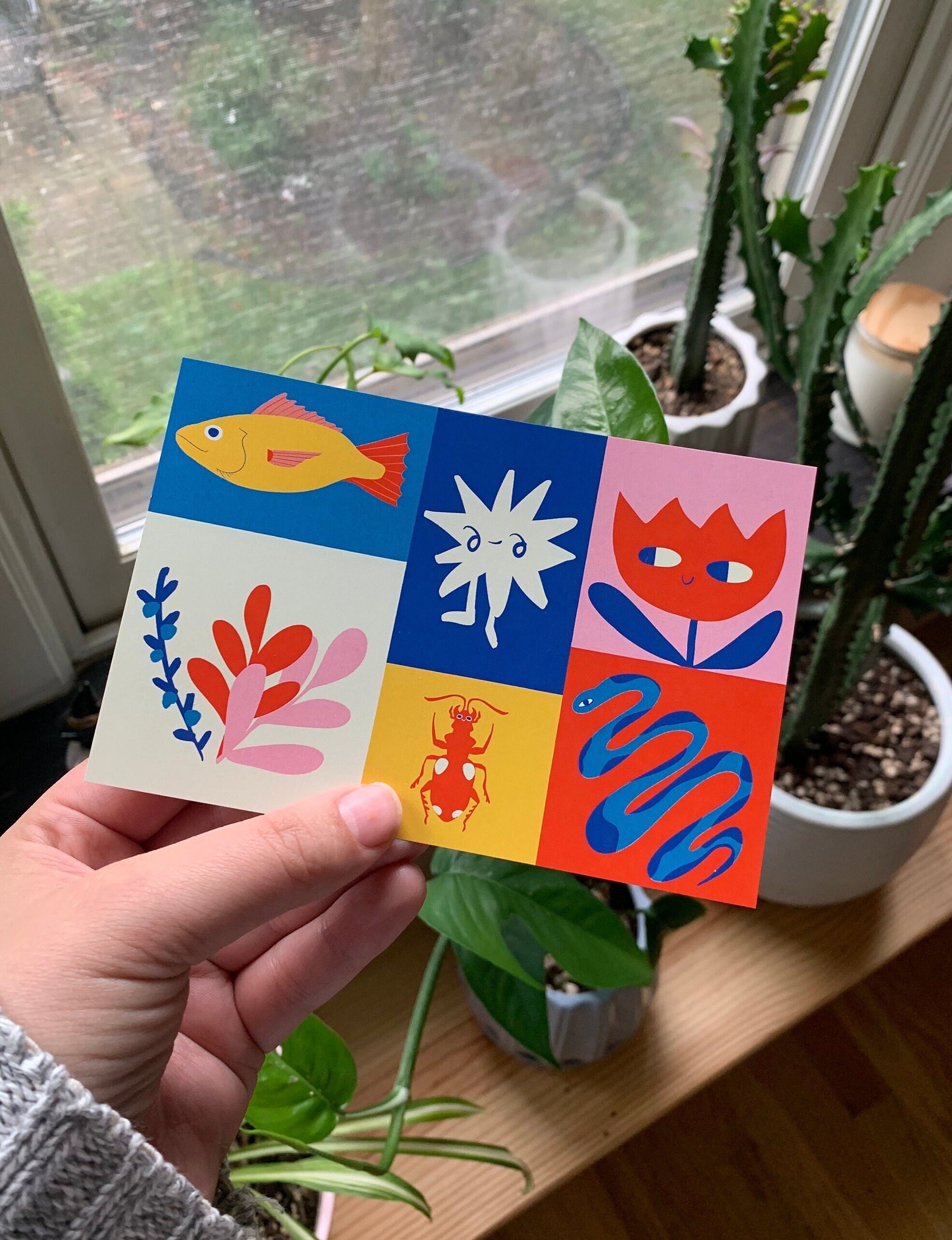 4x6 Colorful Nature Postcard Mini Print - Etsy