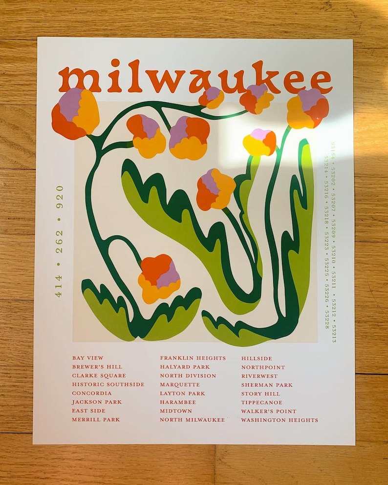 11x14 Milwaukee Art Print - Etsy