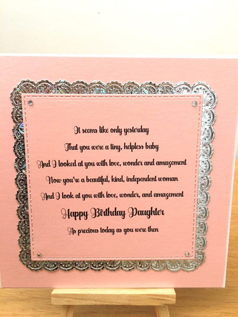 Birthday Card For Grown Up Daughter Precious Daughter s Etsy Birthday Card For Grown Up Daughter Precious Daughter s Etsy