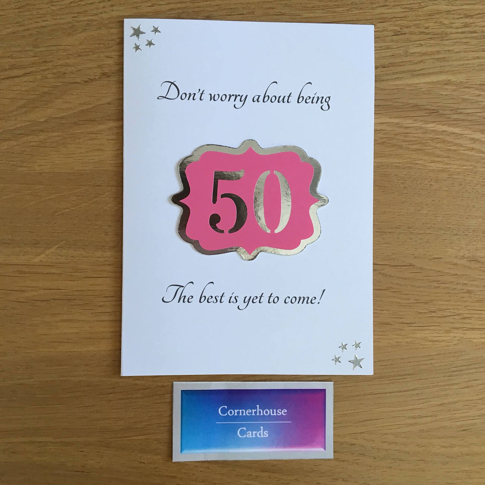 50th Birthday Card Card for 50 Year Old 50th Milestone - Etsy