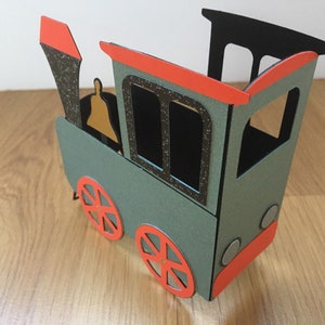 Steam Engine 3d Box Card for Train Loving Child or Adult. - Etsy