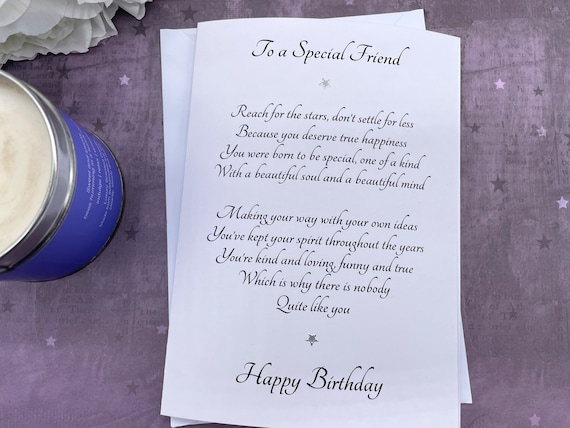 Birthday Letter To Someone Special
