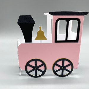 Steam Engine 3d Box Card for Train Loving Child or Adult. Train Card ...