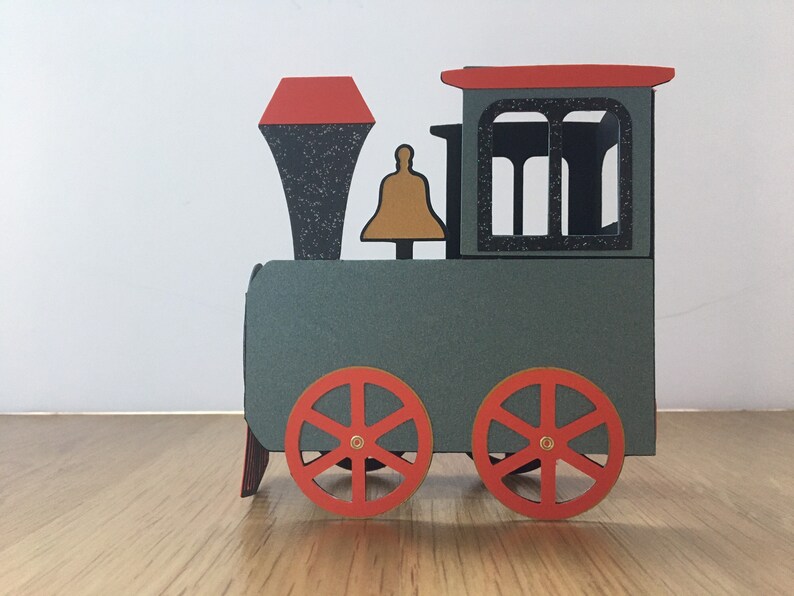 Steam Engine 3d Box Card for Train Loving Child or Adult. - Etsy