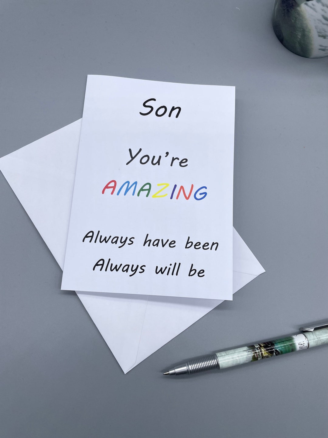 Son You’re Amazing, Special Sons Birthday, Birthday Card for Son, Just ...