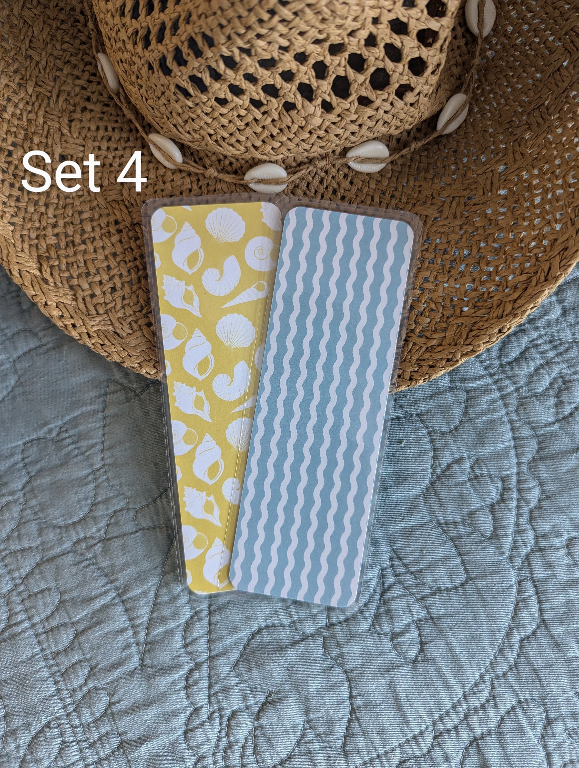 Summer Bookmarks, Beachy Vibes, Beach Bookmarks, Cardstock Bookmarks ...