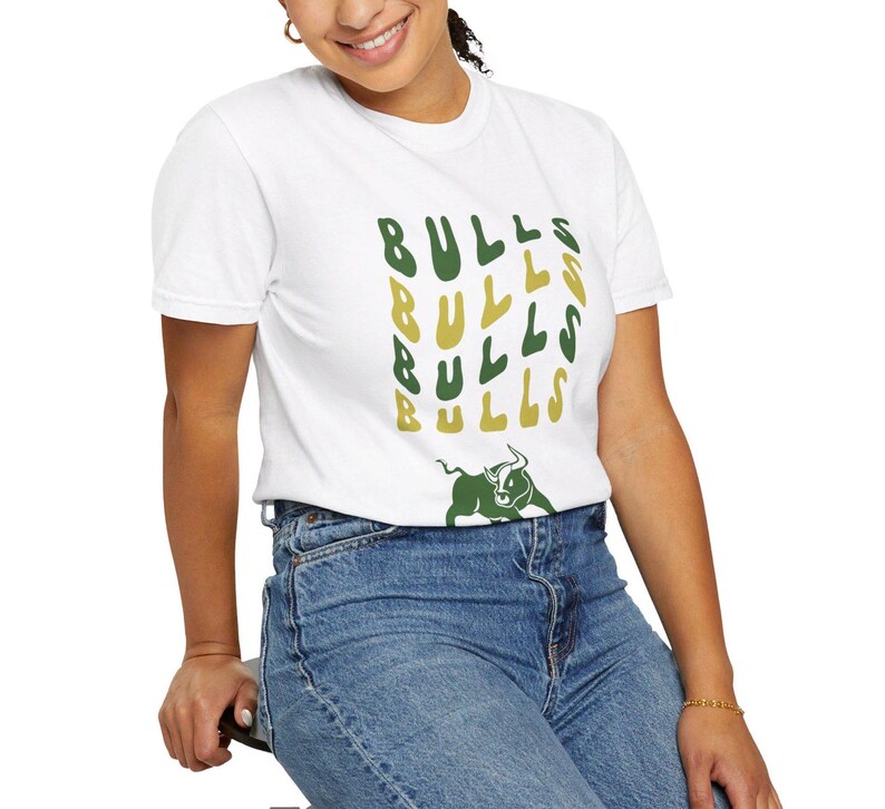 USF Bulls Retro Shirt: South Florida Gameday Tee - Comfort Colors - Etsy