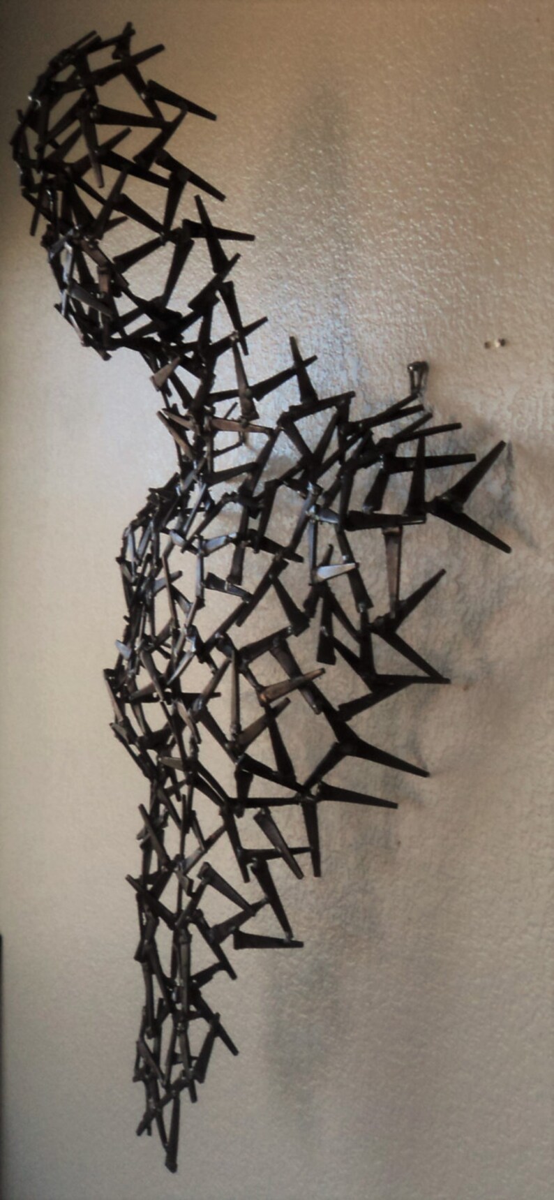 Apollo Modern Metal Wall Sculpture Signed Artist Corey Ellis - Etsy