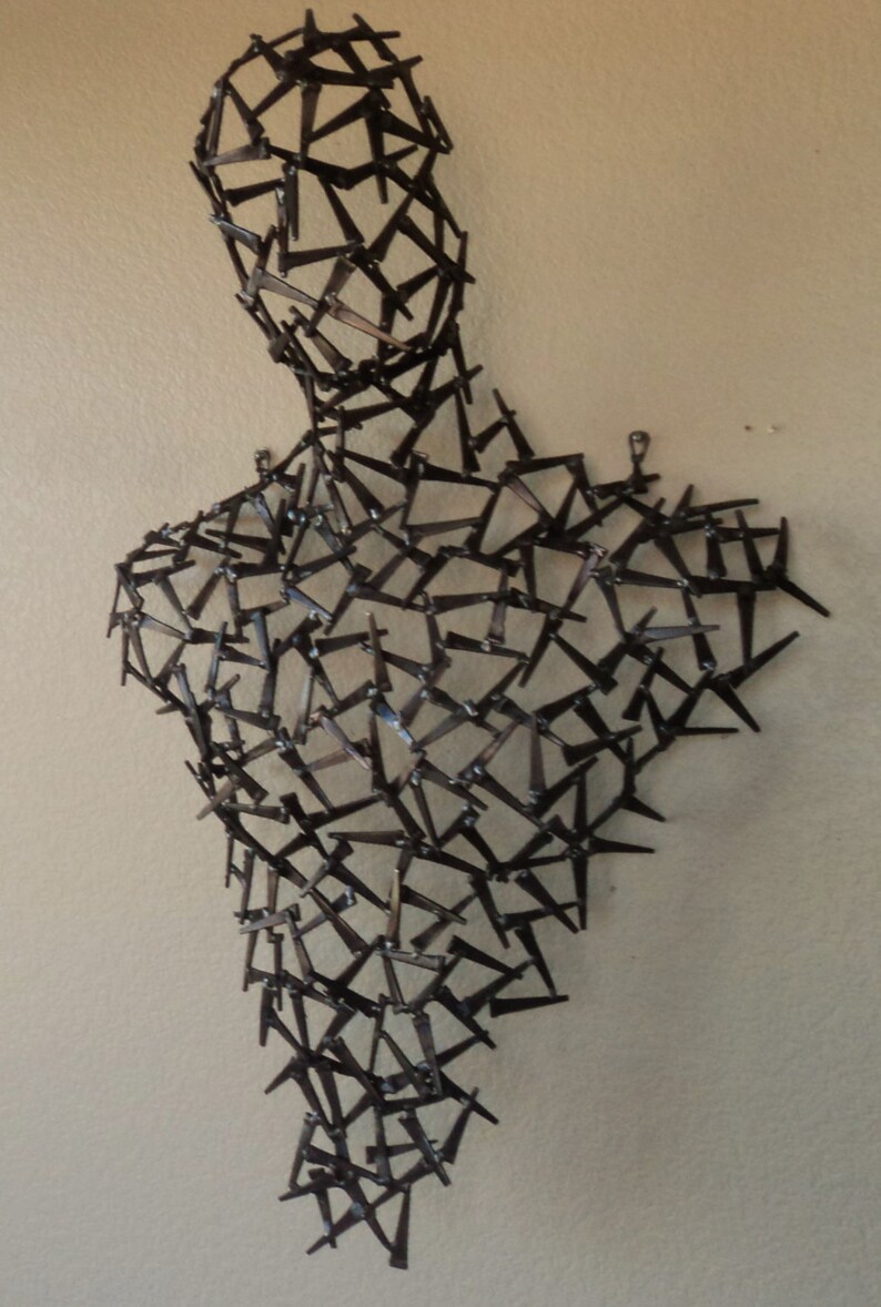Apollo Modern Metal Wall Sculpture Signed Artist Corey Ellis - Etsy