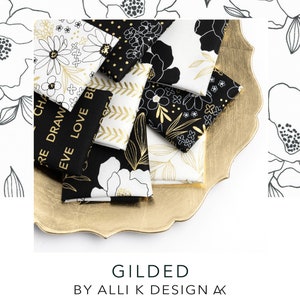 Moda gilded Metallic by Alli K Designs 11530 15M Paper Gold Gold Bold ...