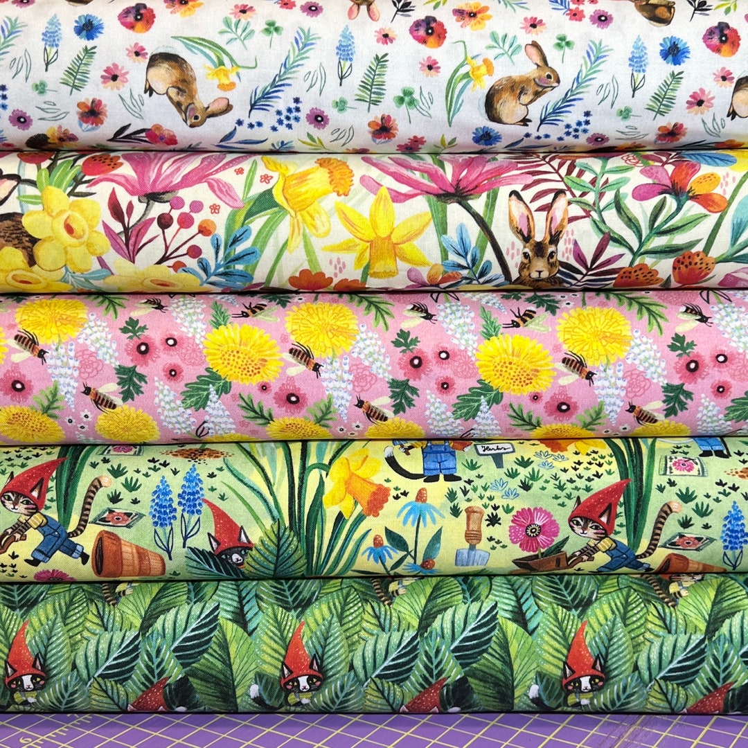 Dear Stella Design somebunny to Love by Miriam Bos 5 Fat Quarter Bundle ...