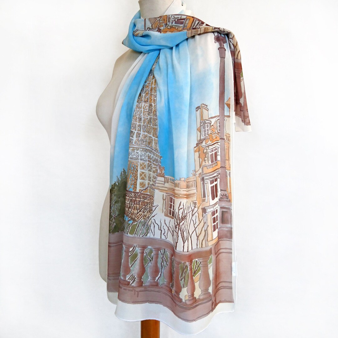 Eiffel Tower, Paris, France, Scarf, Foulard, Neckwear, Indelible ...
