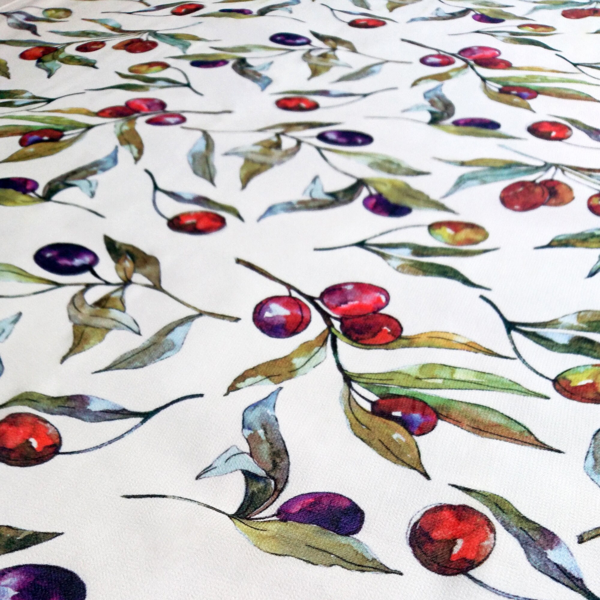 Olives Pattern, Scarf, Indelible Printed - Etsy