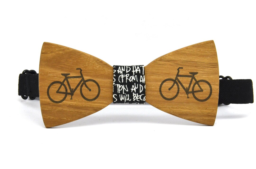 Bicycle Wooden Bow Tie,bow Tie Bike,bowties With Bikes,mens Tie,wood ...