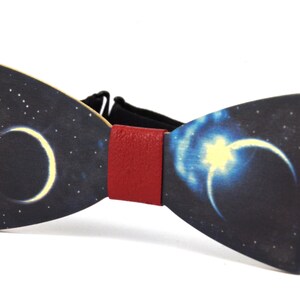 Space Wooden Bow Tie,galaxy Bowtie,wood Bowtie,men's Bow Tie,stars ...