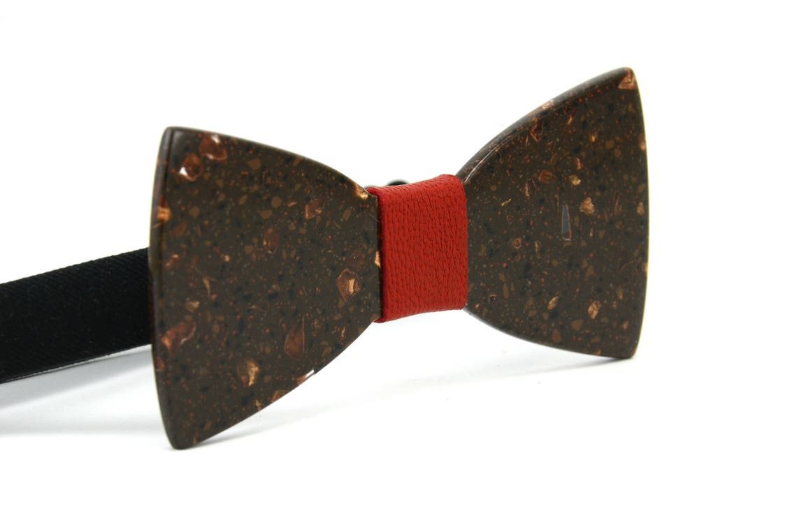Stone Bow Tiesolid Surface Bowtiestone Bow Tiemarble Bow - Etsy