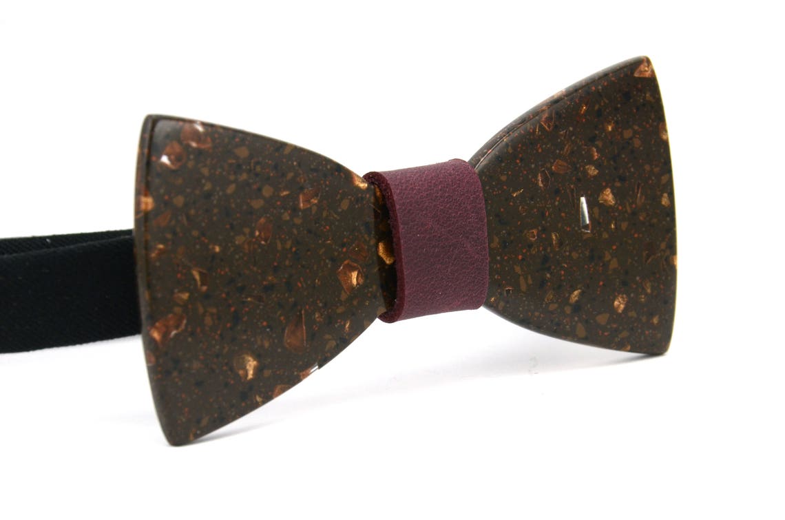 Stone Bow Tiesolid Surface Bowtiestone Bow Tiemarble Bow - Etsy