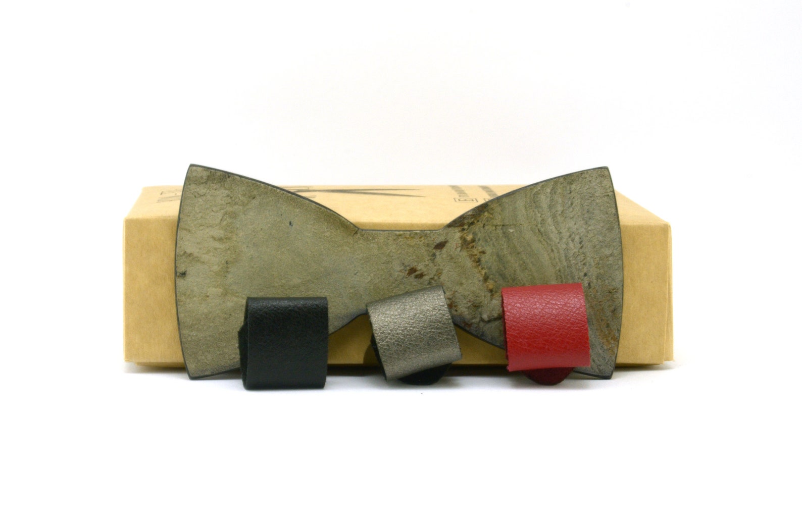Stone Bow Tie - Moon,bow Tie for Men Stone,stone Bowtie,gray Bowtie ...