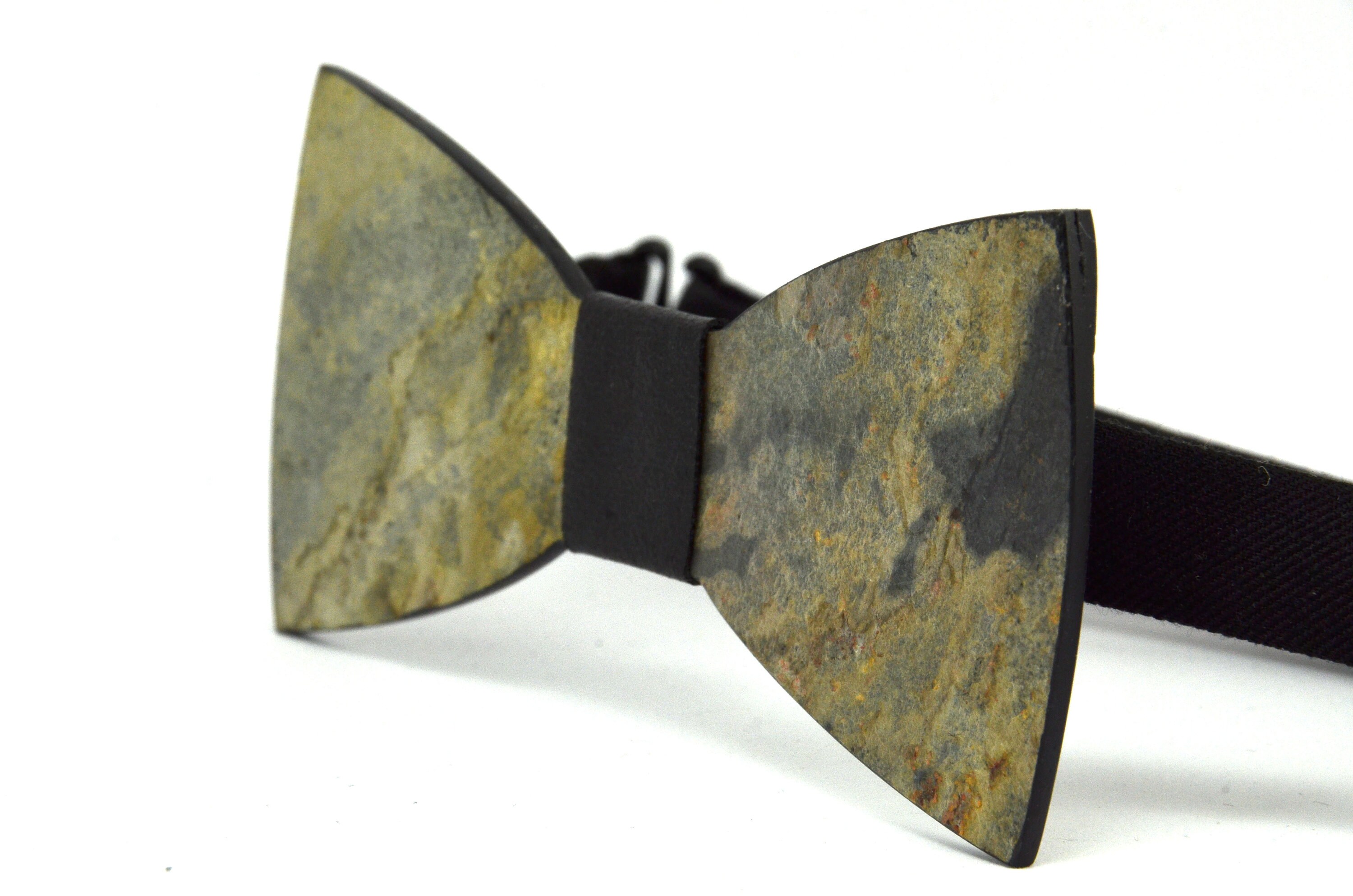 Stone Bow Tie With Two Different Patterns,bow Tie Stone,stone Bowtie ...
