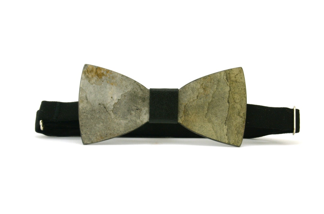 Stone Bow Tie With Two Different Patterns,reversible Bow Tie,stone ...