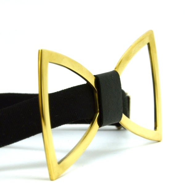 Metallic Bow Tie - Etsy
