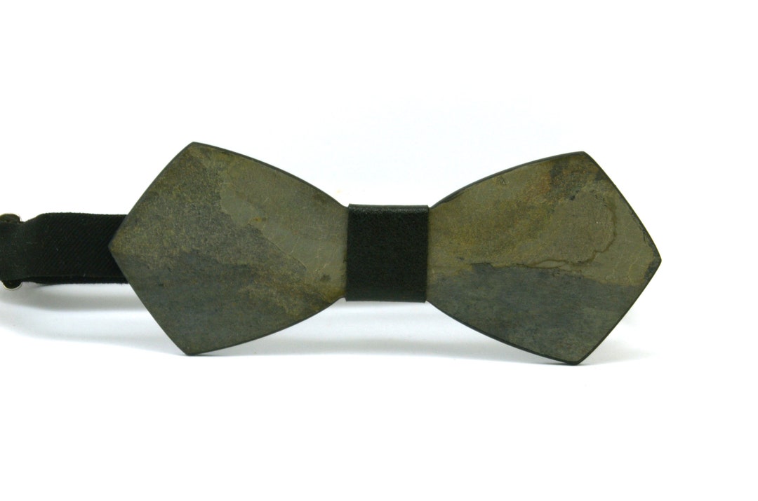 Stone Bow Tie - Houston,stone Two-sided Bow Tie,reversible Bow Tie,wood ...