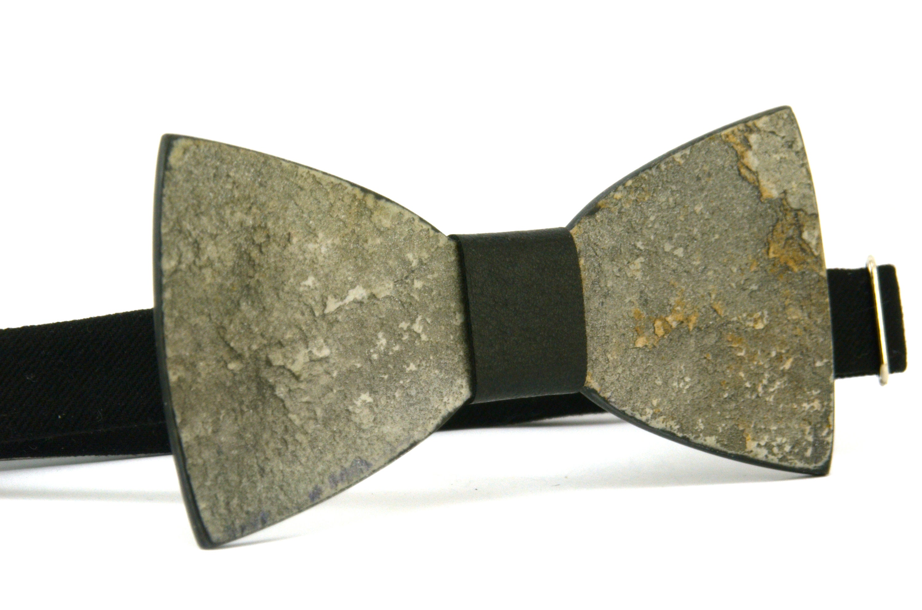 Stone Bow Tie - Moon,bow Tie for Men Stone,stone Bowtie,gray Bowtie ...