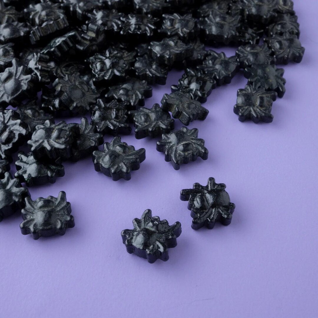 Halloween Spooky Black Spiders Candy Shape Sprinkles - Etsy