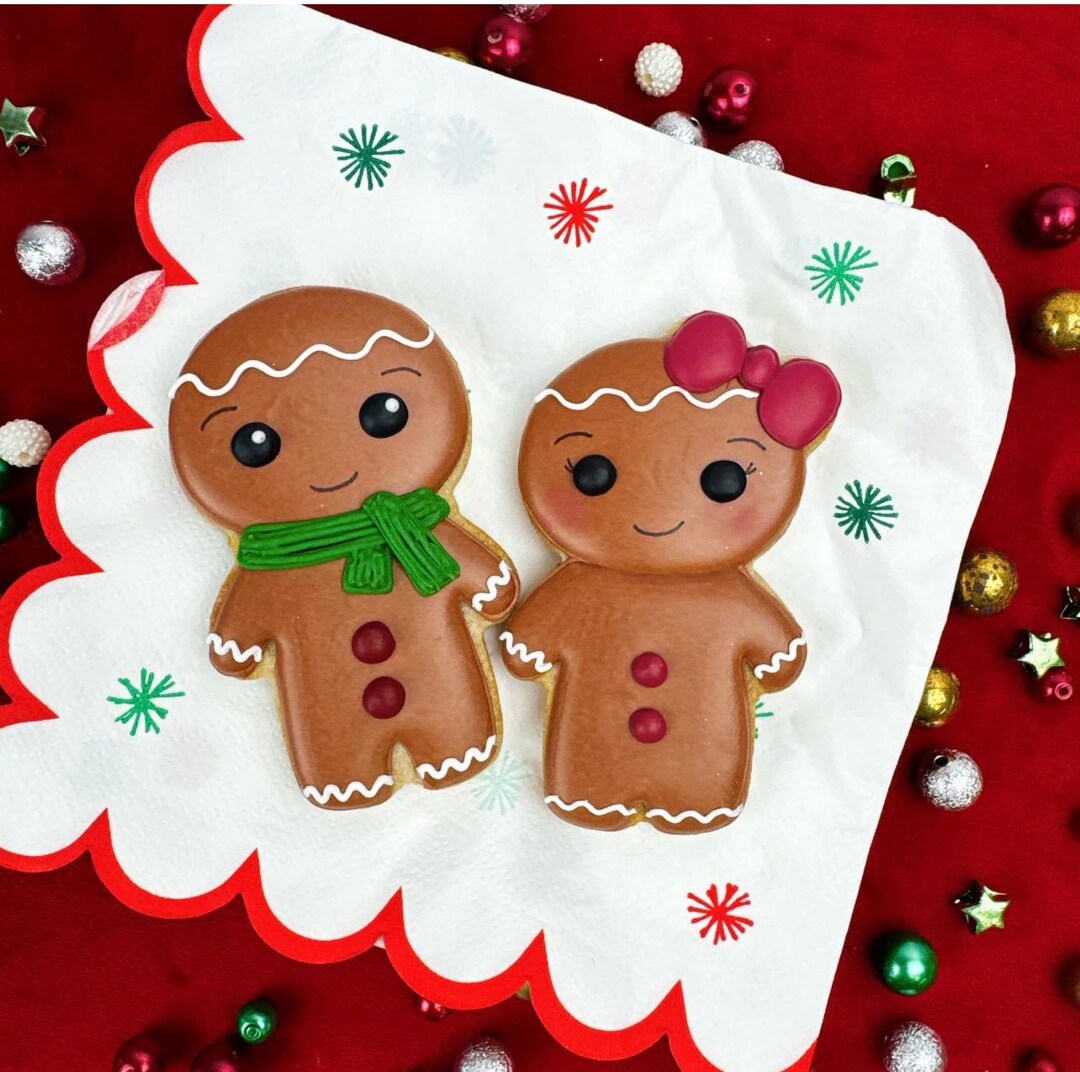 Gingerbread Man Cookie Cutter Gingerbread Girl Cokie Cutter Cutters Set ...