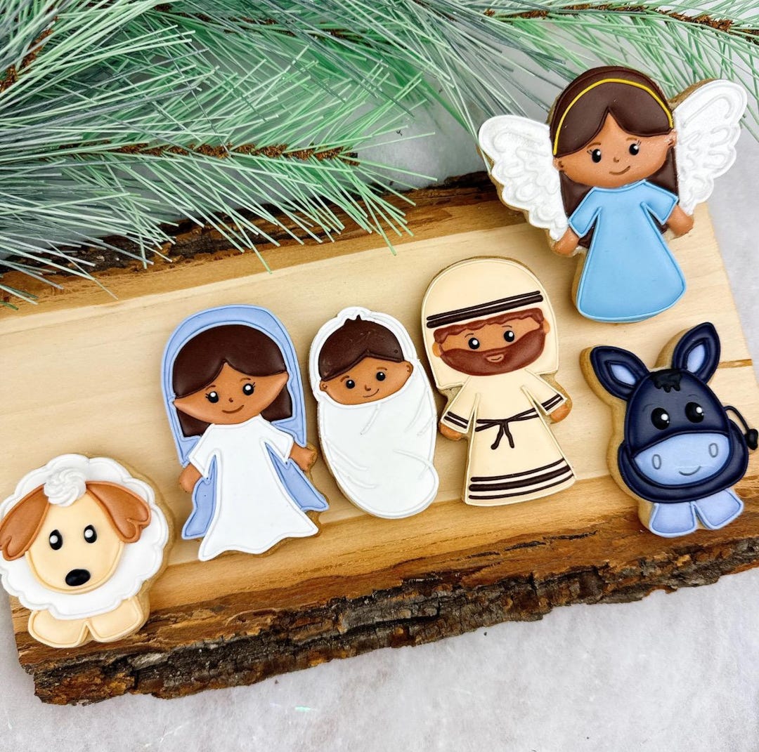 Nativity Set Cookie Cutters Christmas Religious Cookie Gift Box Set - Etsy